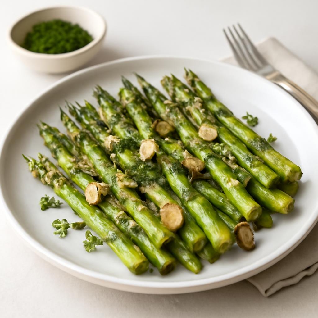 Asperges Rôties à l'Ail et aux Herbes - Un Accompagnement Simple et ...