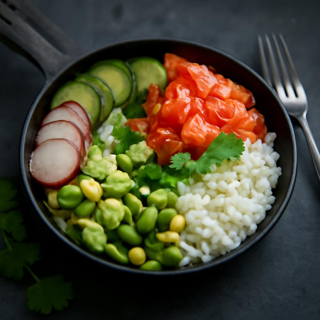 Qu'est-ce qu'un poke bowl ? Définition et origines de ce plat hawaïen ...