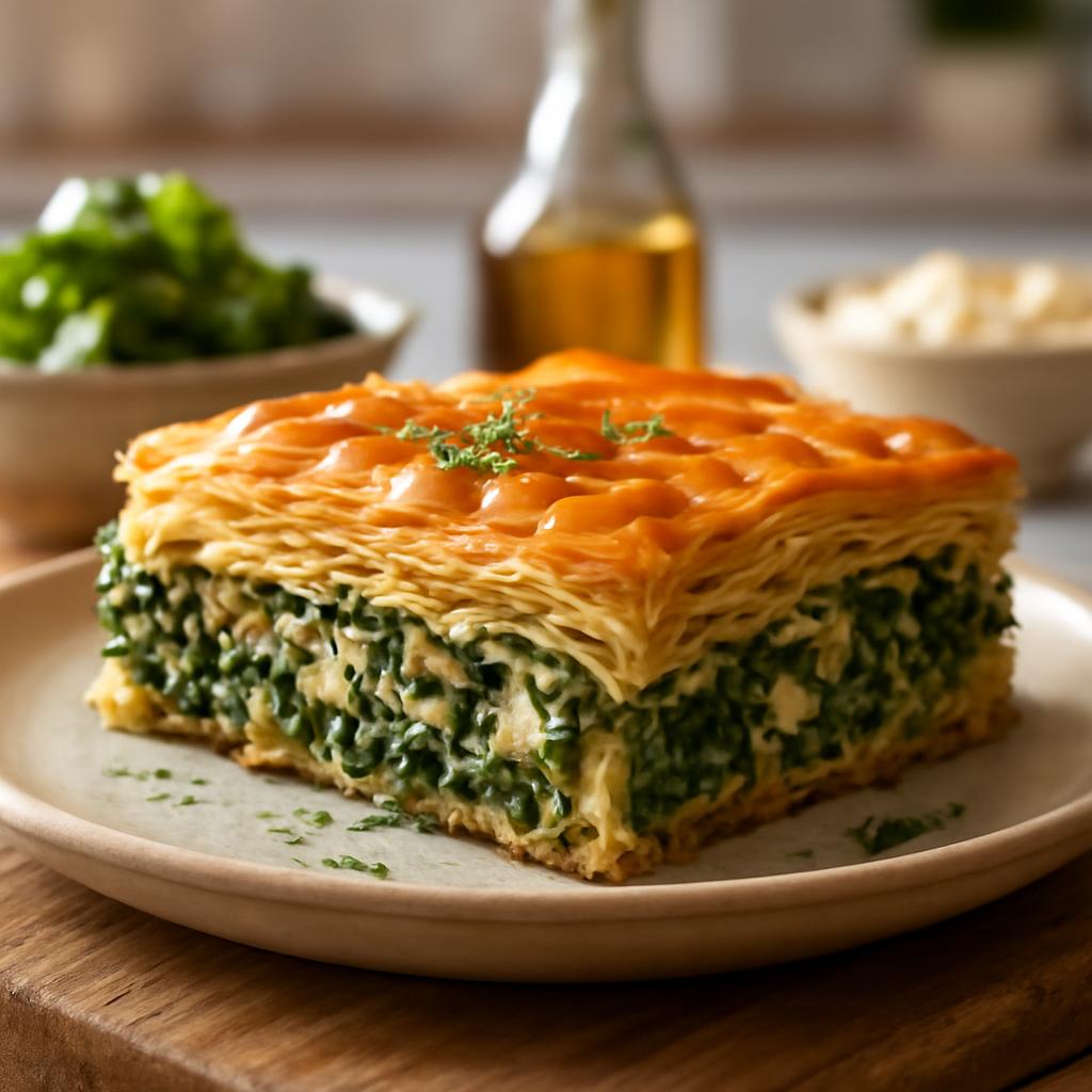 Recette de Spanakopita Grecque Authentique - Cuisine Internationale